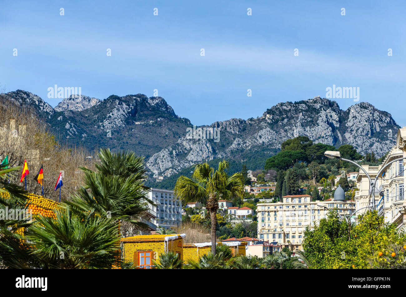 Citrus holiday in Menton, France Stock Photo - Alamy
