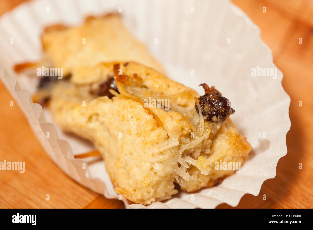 Baked coconut sticks Stock Photo - Alamy