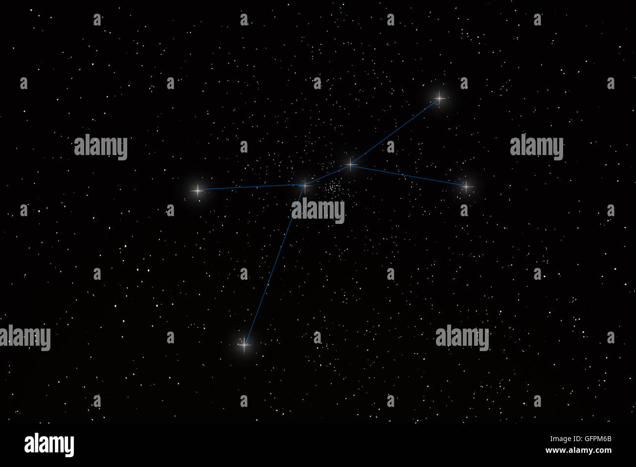 Cancer constellation hi-res stock photography and images - Alamy