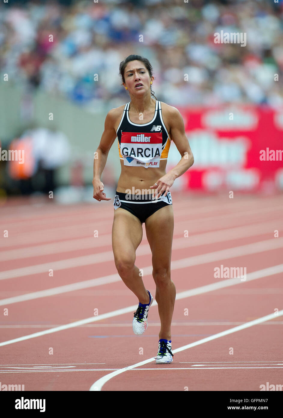 LONDON, ENGLAND - JULY 22: Stephanie Garcia women's 3000m Steeplechase ...