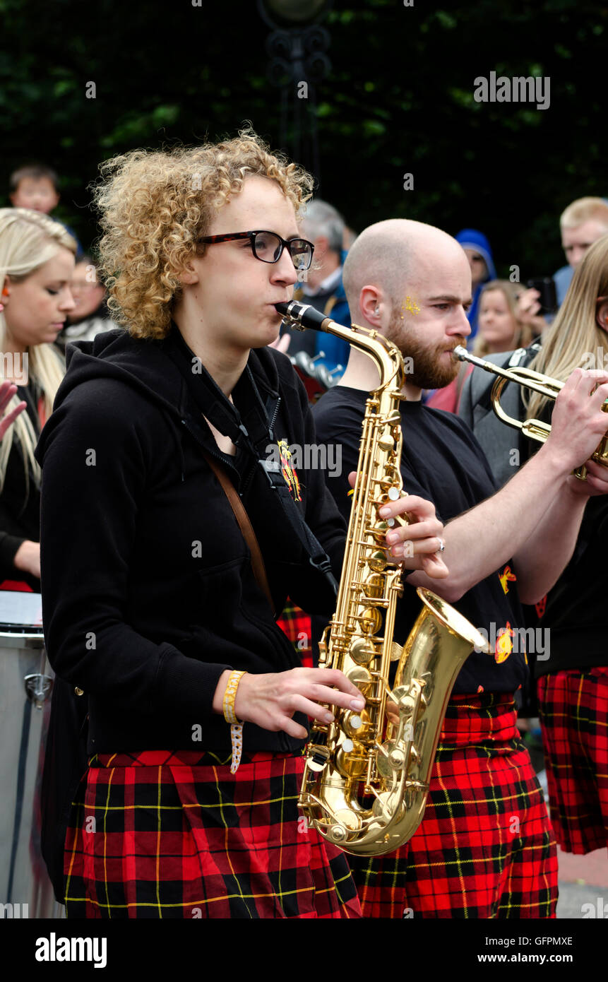 Scottish trumpet player hi-res stock photography and images - Alamy