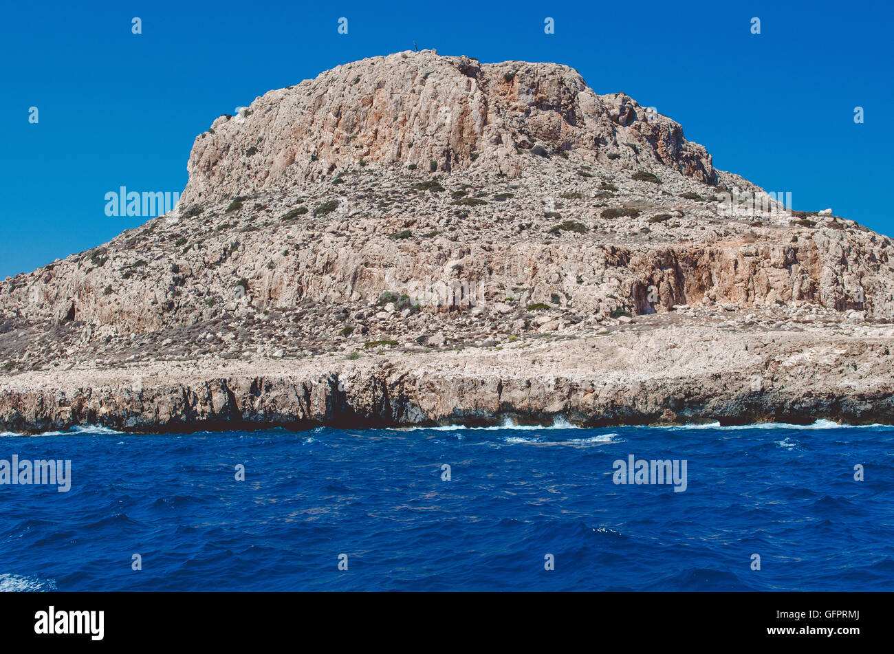 Cape Greco, also known as Cavo Greco. Famagusta District, Cyprus Stock ...