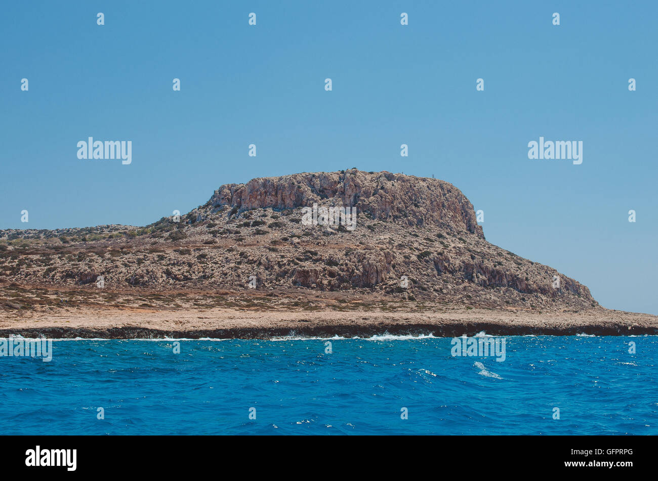 Cape Greco, also known as Cavo Greco. Famagusta District, Cyprus Stock ...