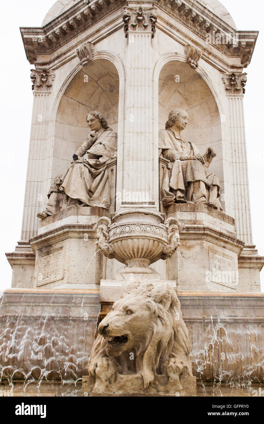 Saint Sulpice Church detail - Paris Stock Photo - Alamy