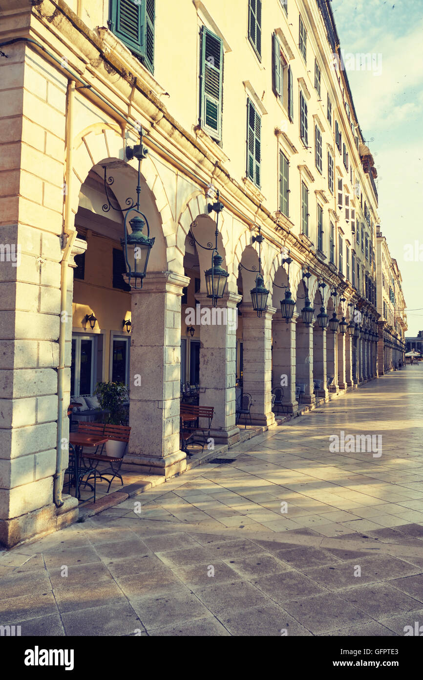 Spianada square liston corfu hi-res stock photography and images - Alamy