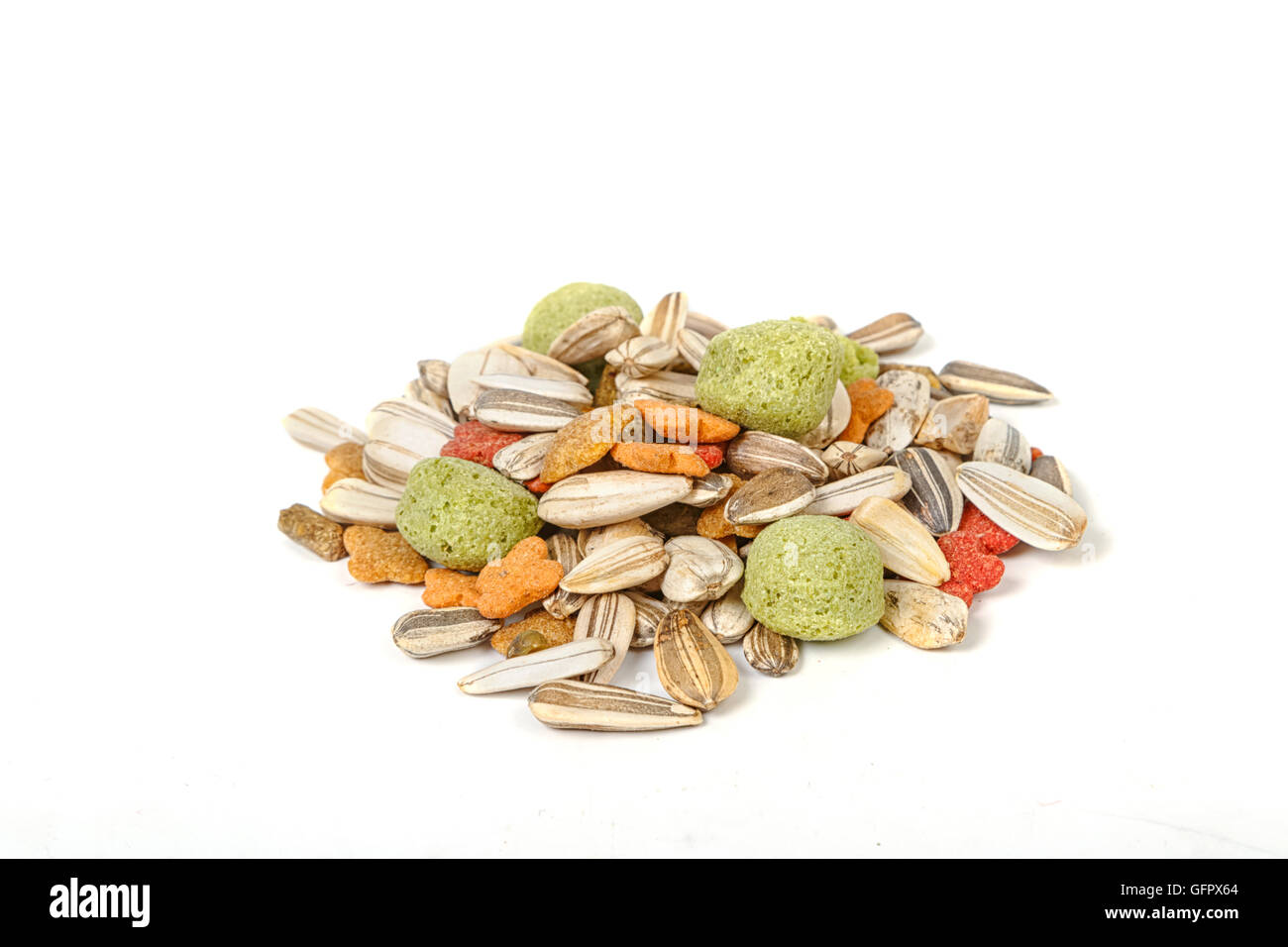 Rodent Food Mix of Grains and Seeds Stock Photo - Alamy
