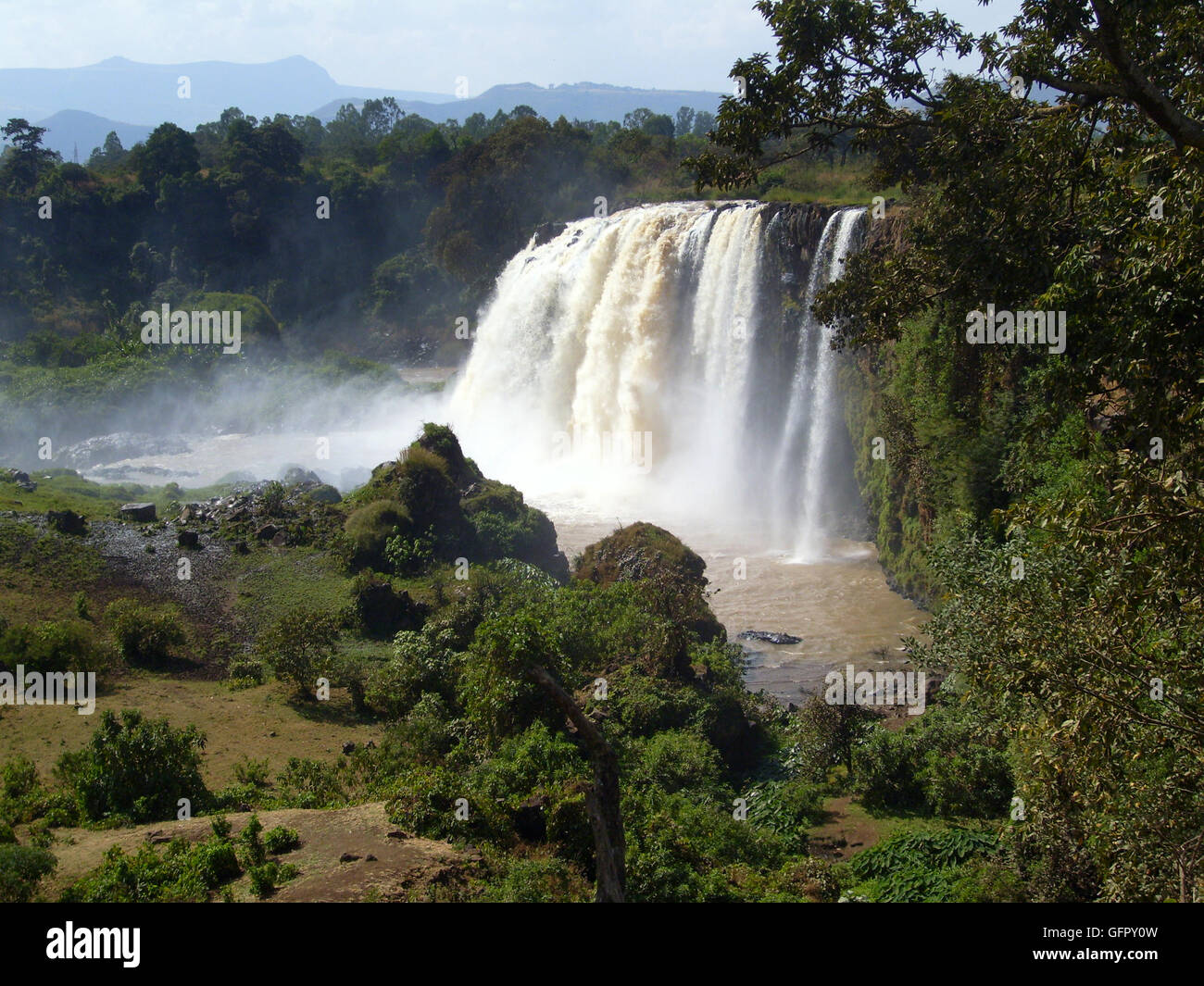 The Blue Nile Falls are about an hour by bus from Bahar Dar.– Ethiopia ...