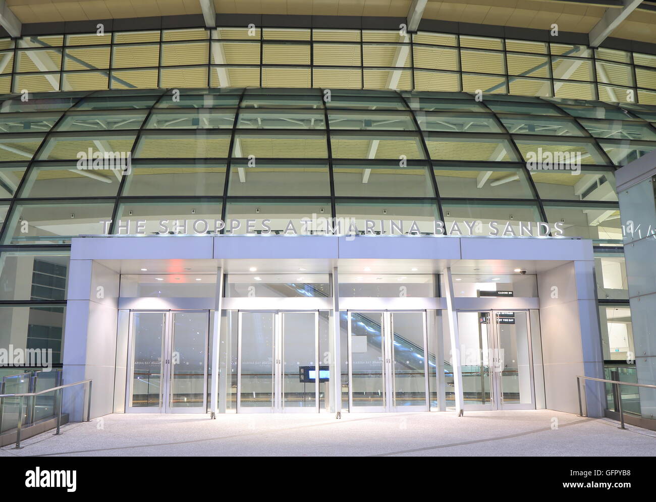 Marina Bay Sands entrance in Singapore Stock Photo - Alamy