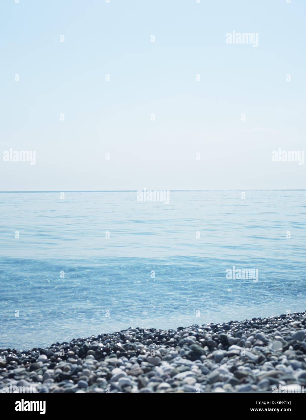 calm sea and blue sky Stock Photo - Alamy