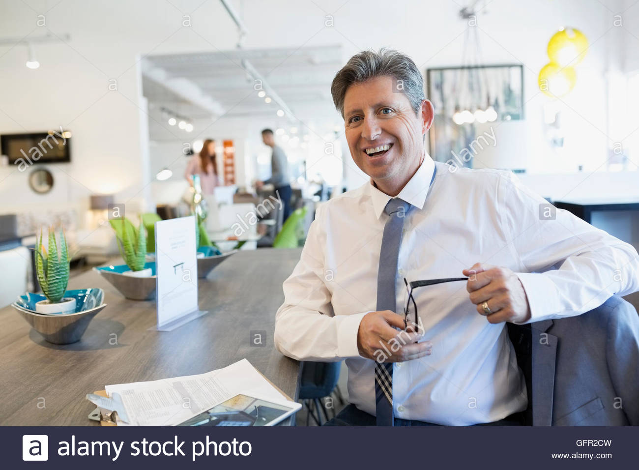 Salesman home hi-res stock photography and images - Alamy
