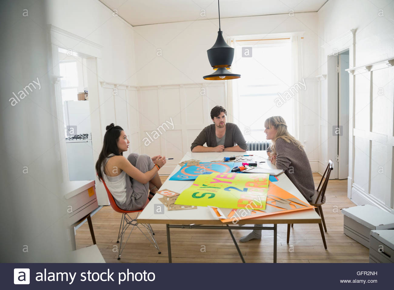 Making posters hi-res stock photography and images - Alamy