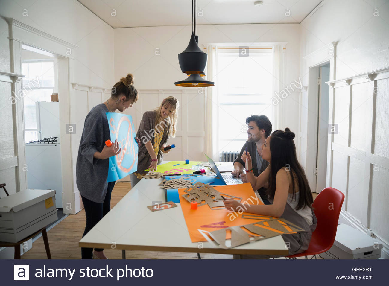Making posters hi-res stock photography and images - Alamy