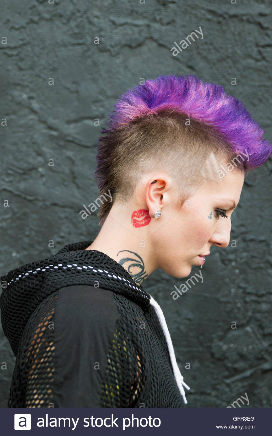 Tattoo mohawk hi-res stock photography and images - Alamy