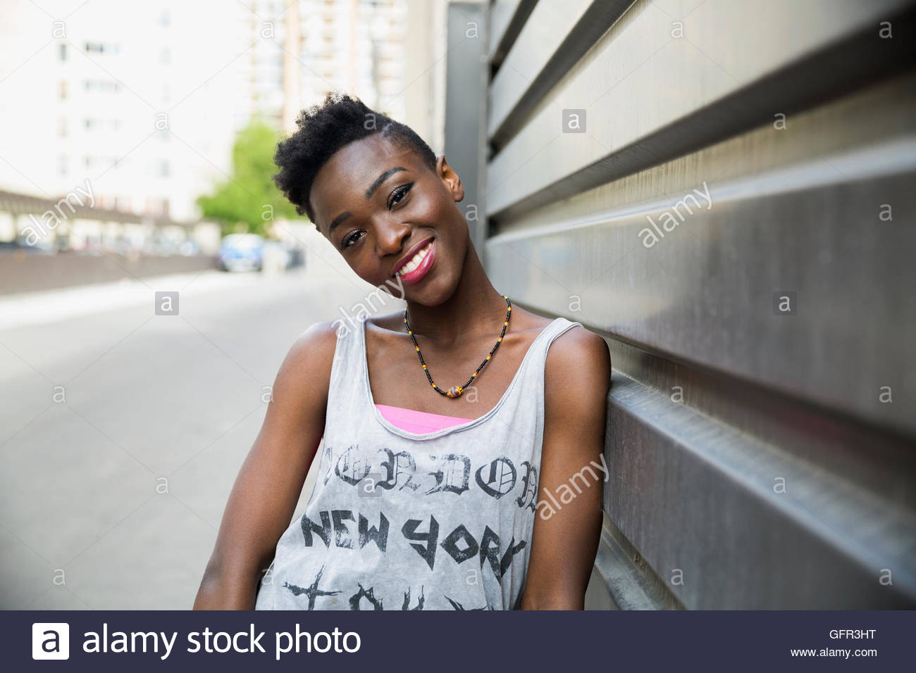 Portrait cool young woman hi-res stock photography and images - Alamy
