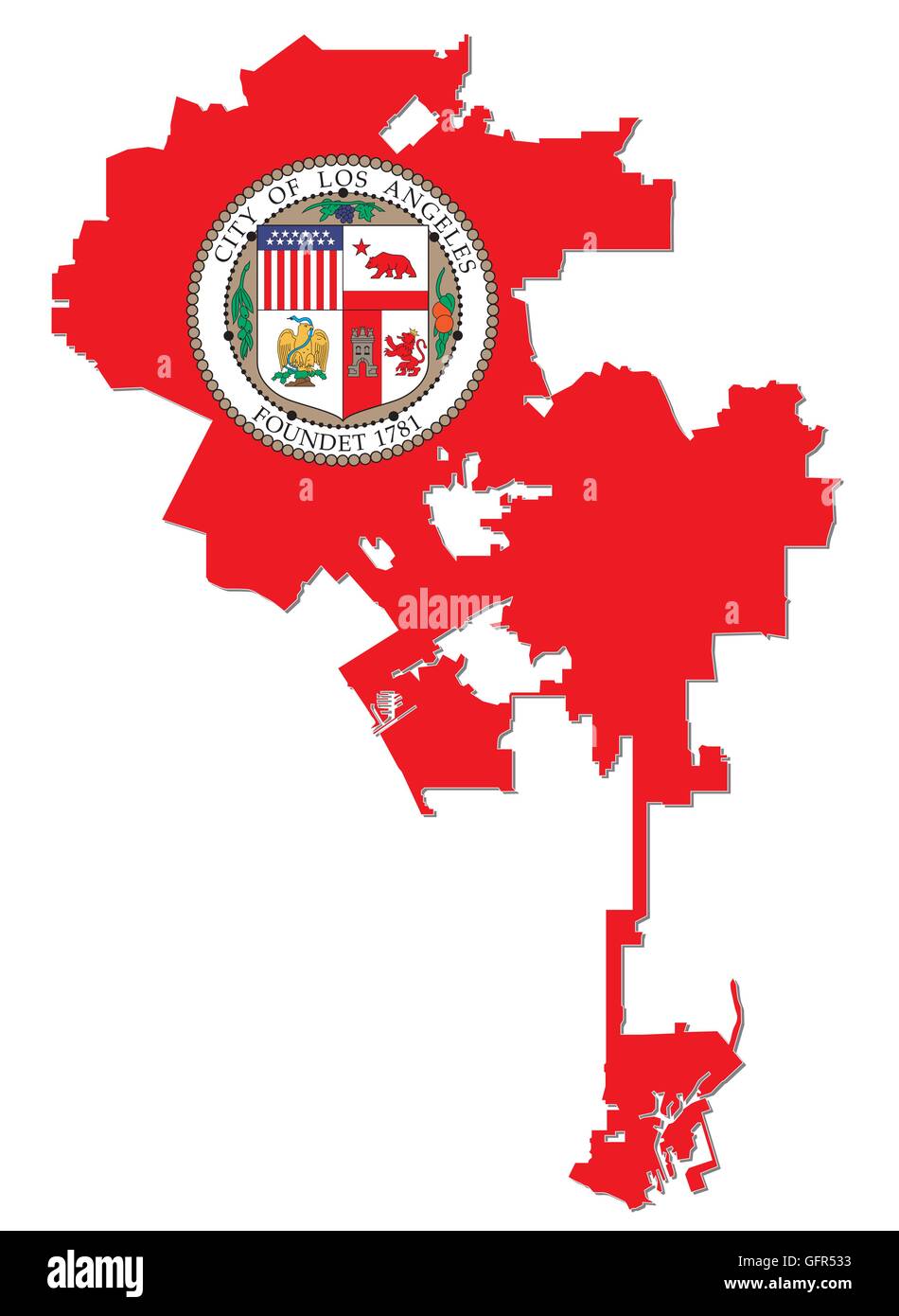 Los angeles border hi-res stock photography and images - Alamy