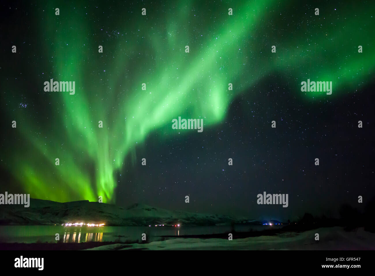 Strong aurora borealis hi-res stock photography and images - Alamy