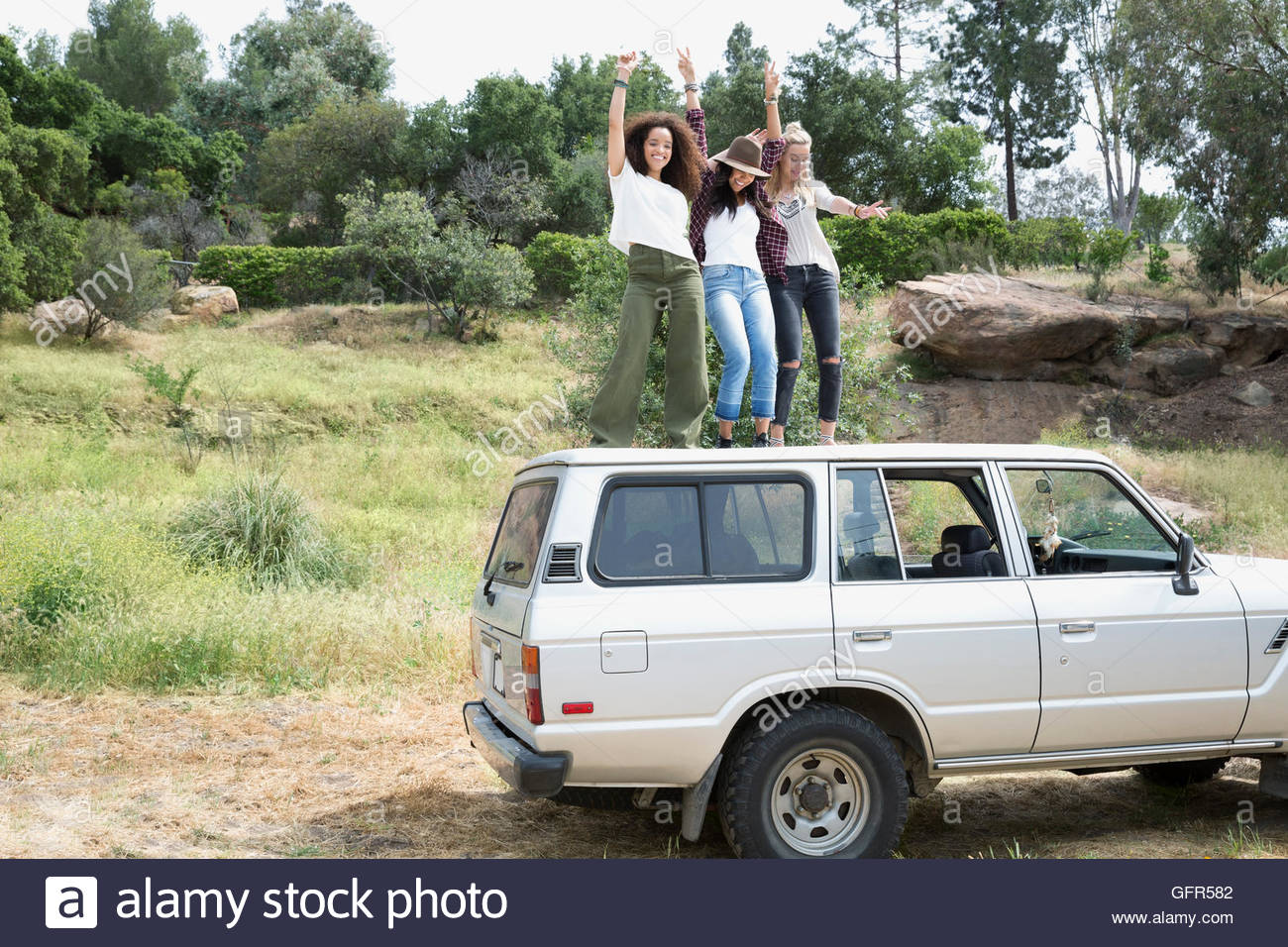 Top of car hi-res stock photography and images - Alamy