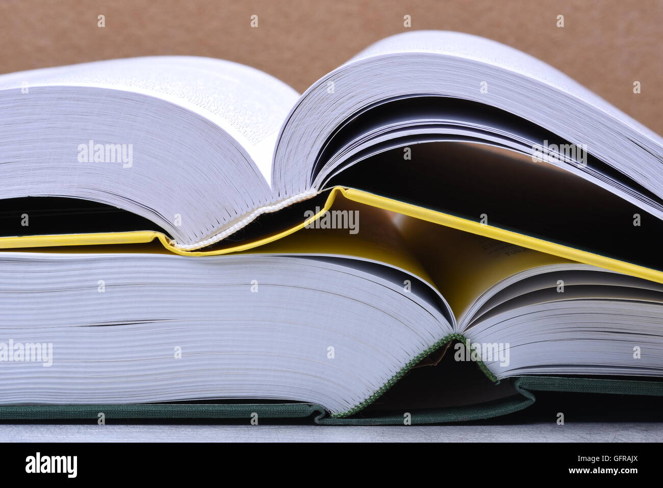 Open book closeup concept Stock Photo - Alamy