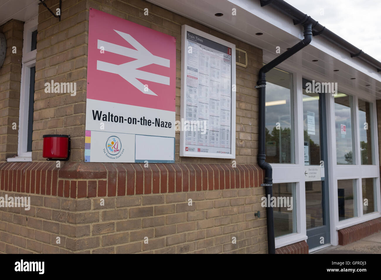 Walton on the Naze railway station Stock Photo - Alamy