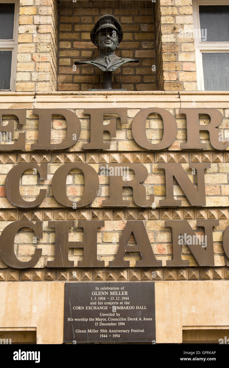 UK, England, Bedfordshire, Bedford, St Paul’s Square, Corn Exchange ...