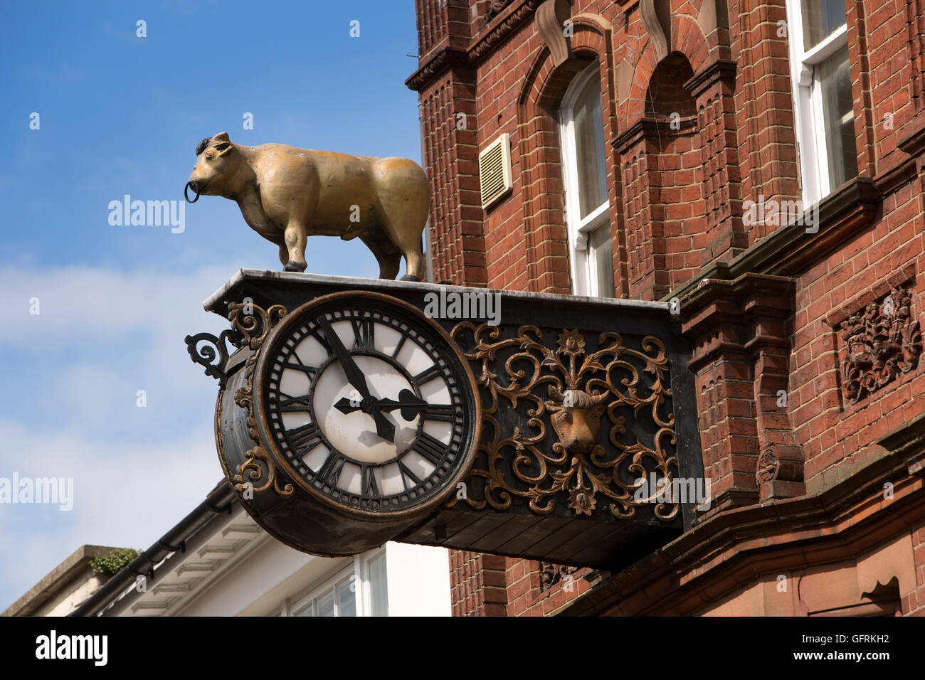Golden bull clock hi-res stock photography and images - Alamy