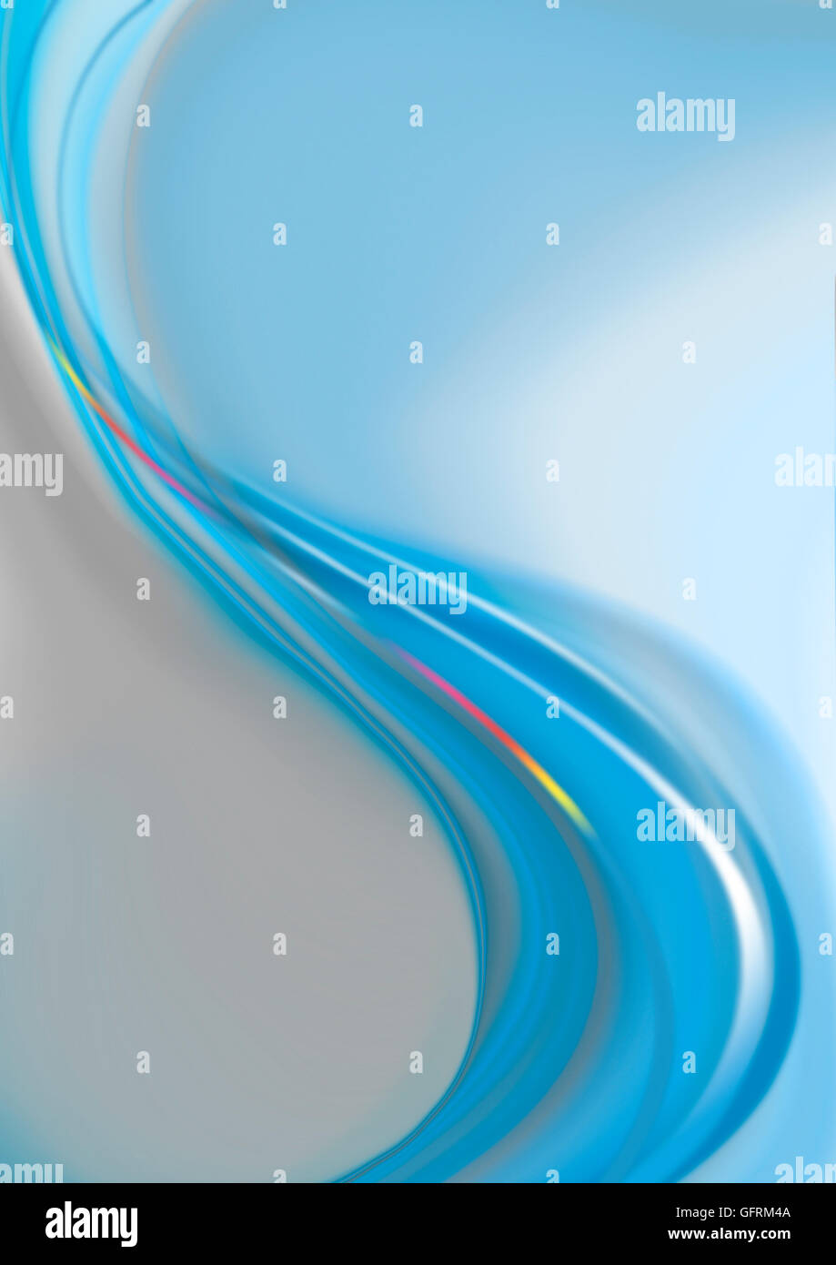 Bluish background with falling waves blue shades coated blue and ...
