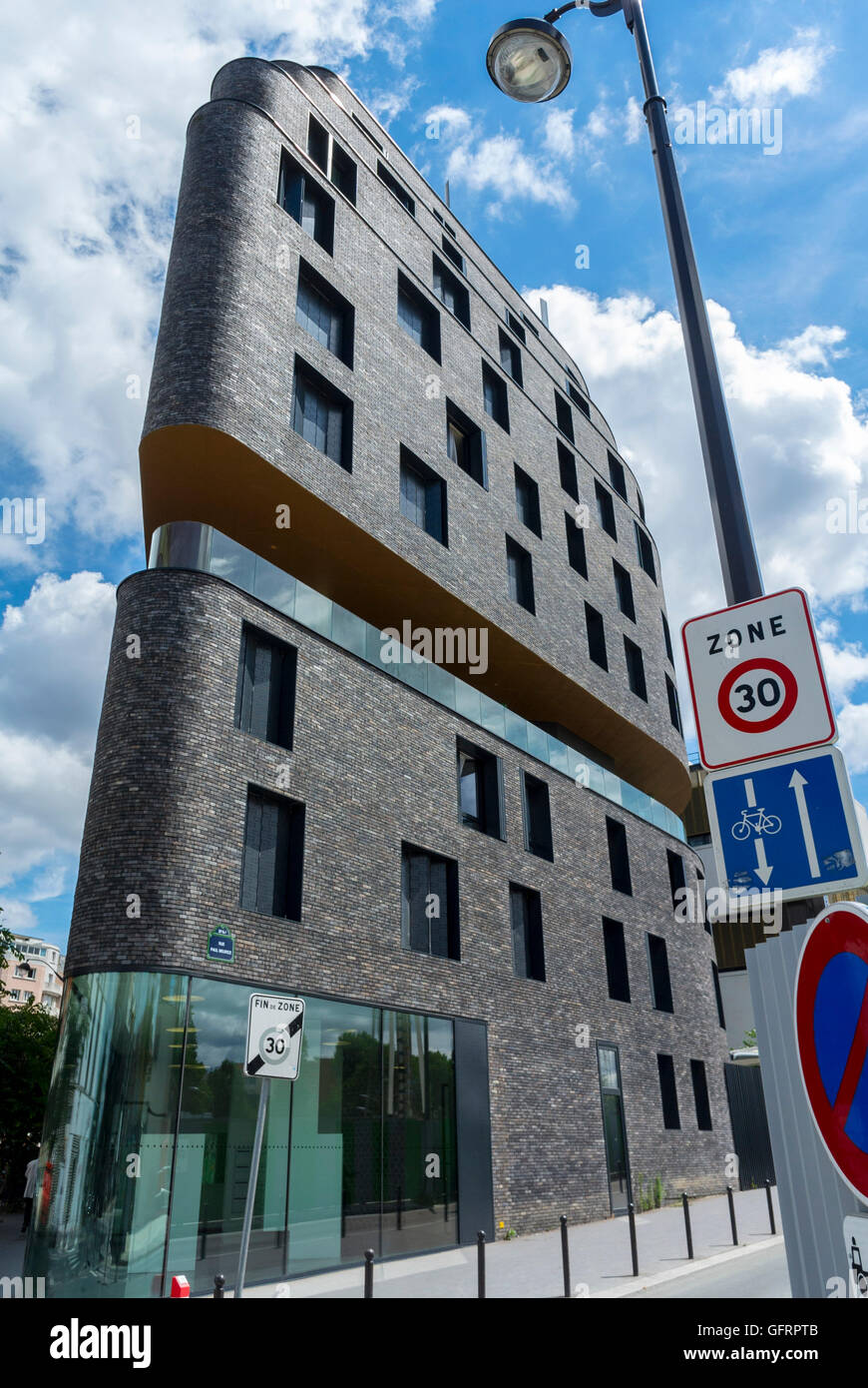 Les Lilas, France, Suburb, Modern Architecture, Eco, Green Design ...
