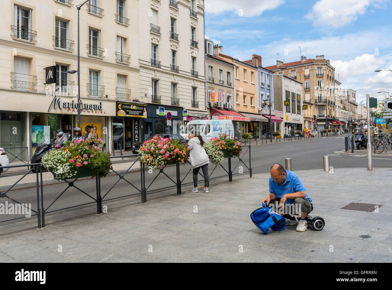 Les Lilas, France, Suburbs, Street Scenes, "Porte des Lilas", Seine ...