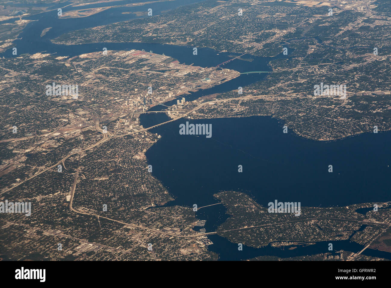 Aerial View of Jacksonville, Florida Stock Photo - Alamy