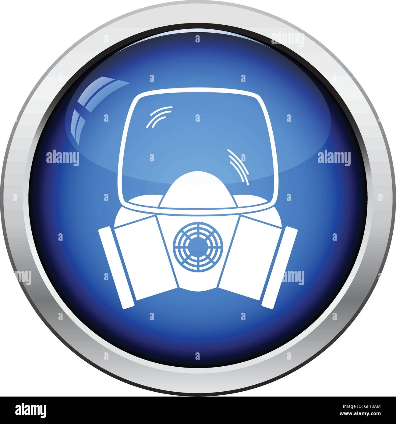 Fire mask icon. Glossy button design. Vector illustration Stock Vector ... Fire mask icon. Glossy button design. Vector illustration Stock Vector ...