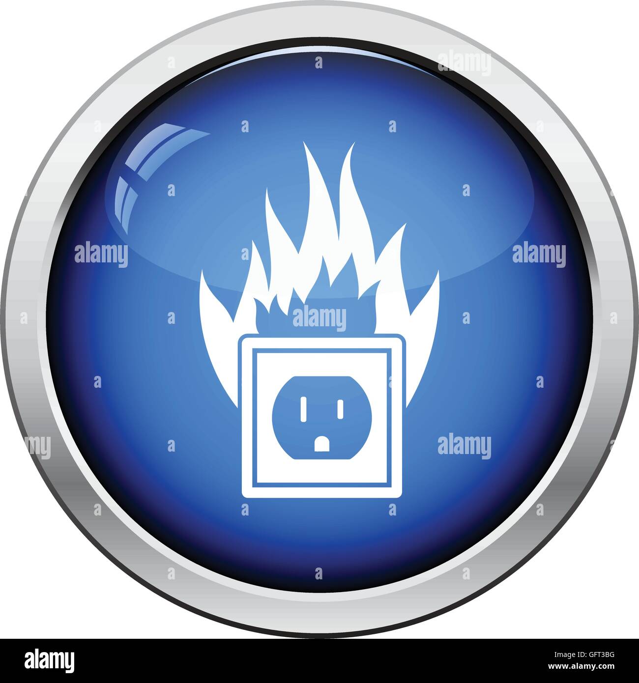 Electrical fire hazard Stock Vector Images - Alamy