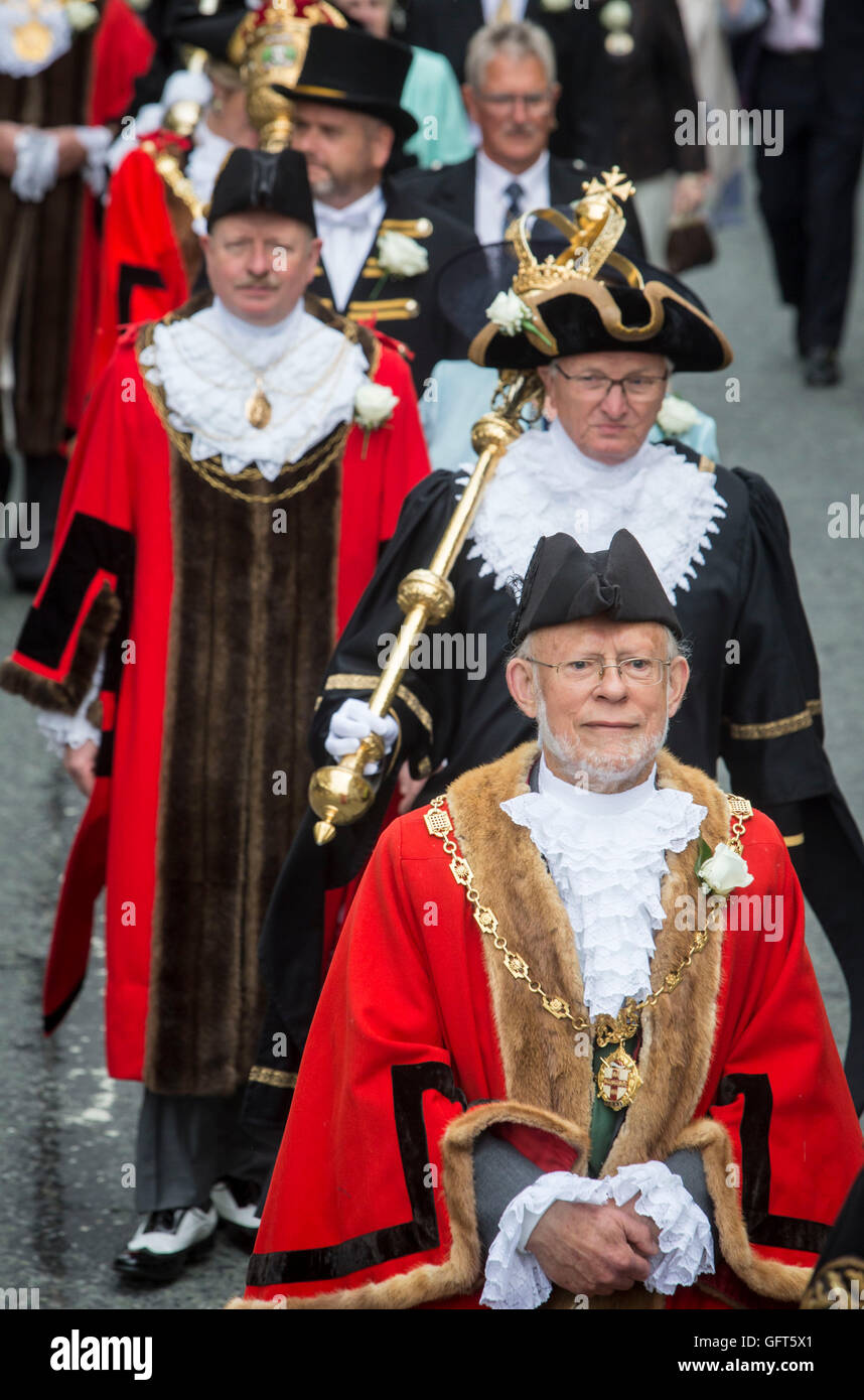 A parade of Lord Mayors, Mayors and other Civic Heads from across ...