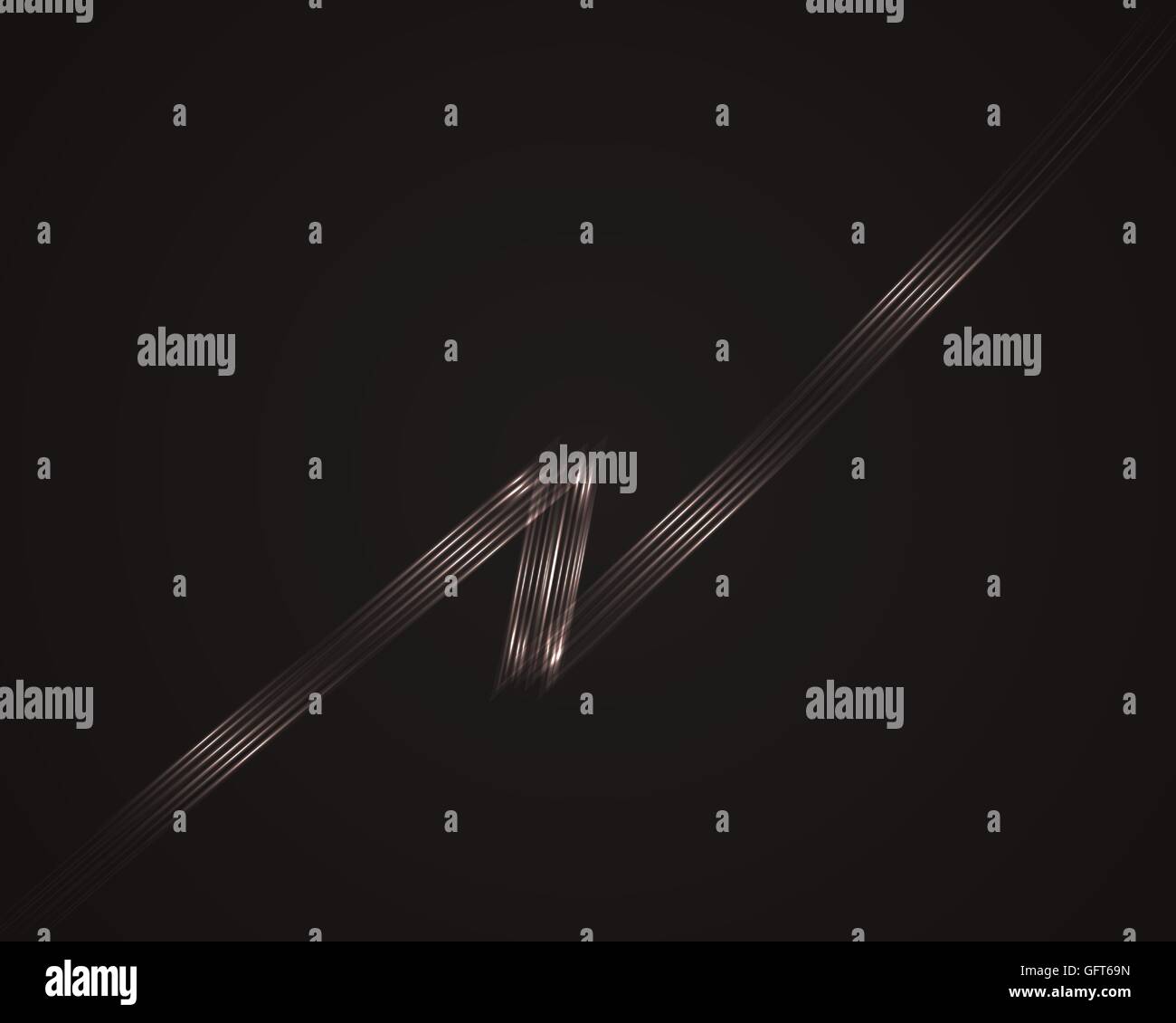 Vector Lightning. Glow lines Stock Vector Image & Art - Alamy