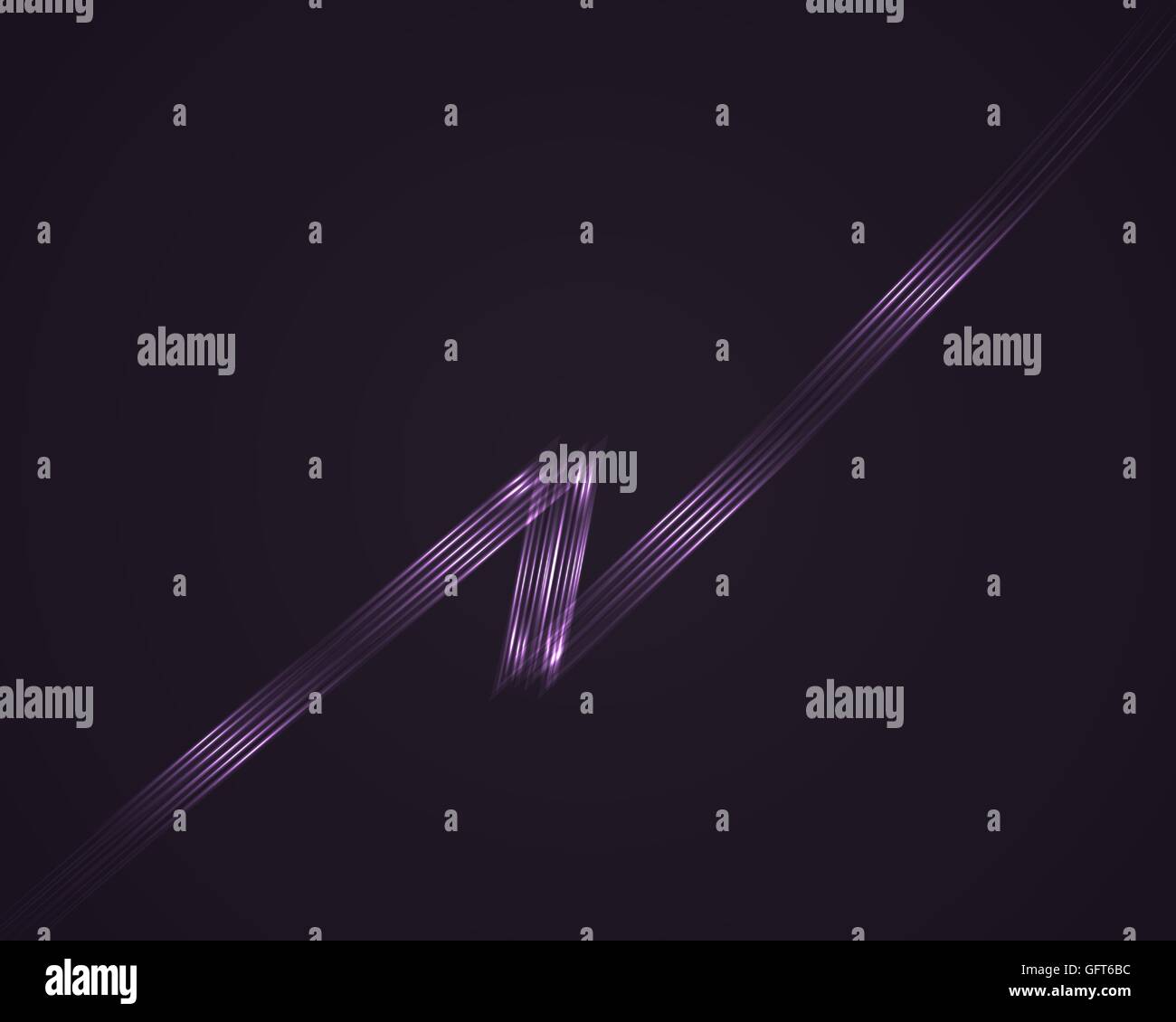 Vector Lightning. Glow lines Stock Vector Image & Art - Alamy