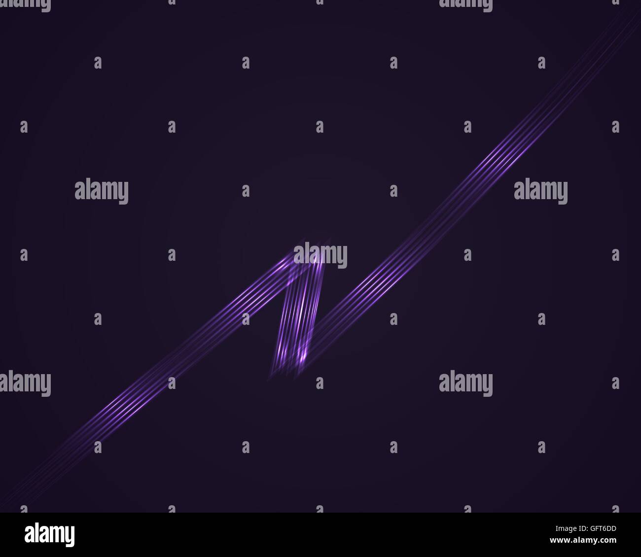 Vector Lightning. Glow lines Stock Vector Image & Art - Alamy