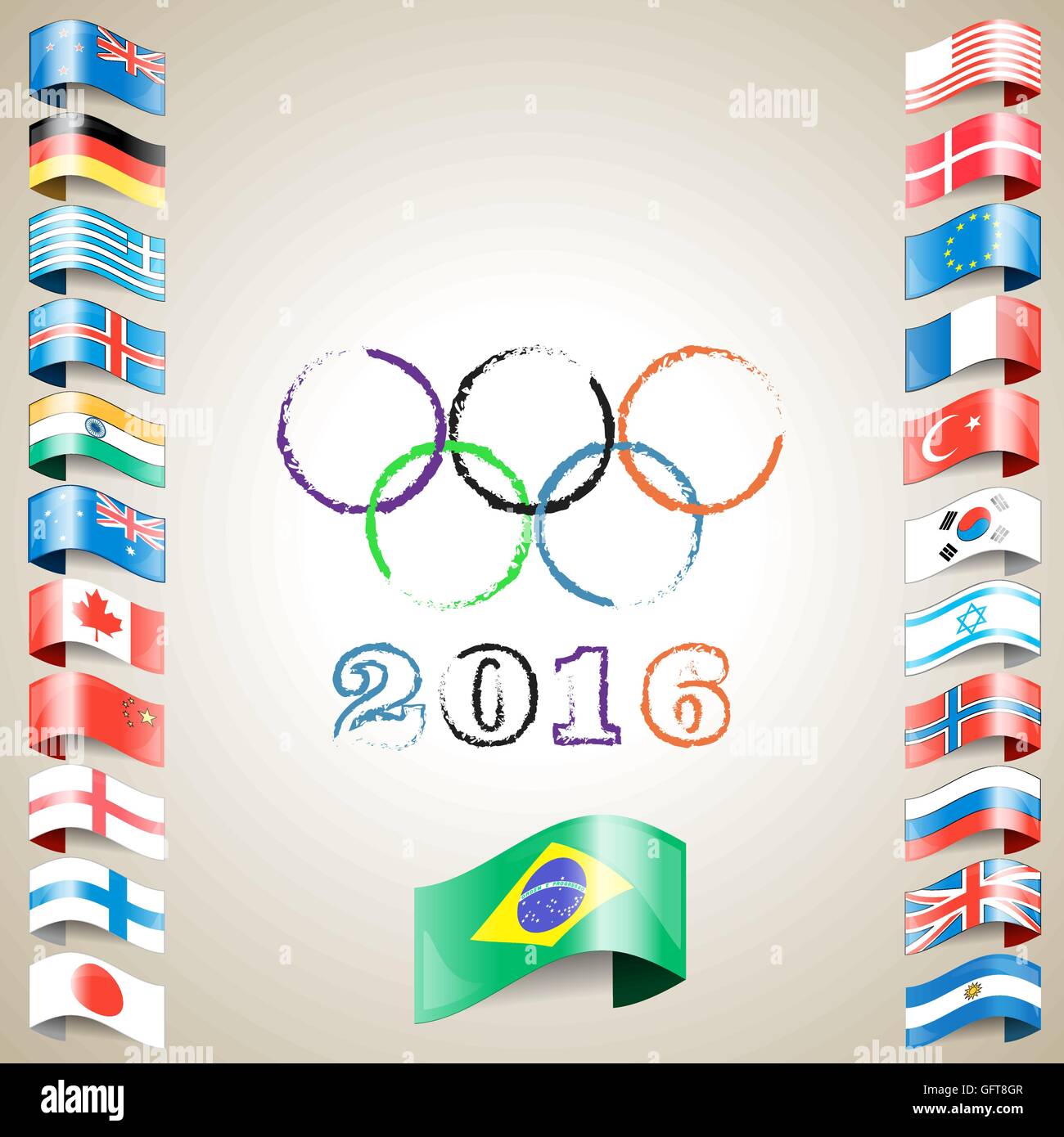 Olympiad rings Stock Vector Images - Alamy