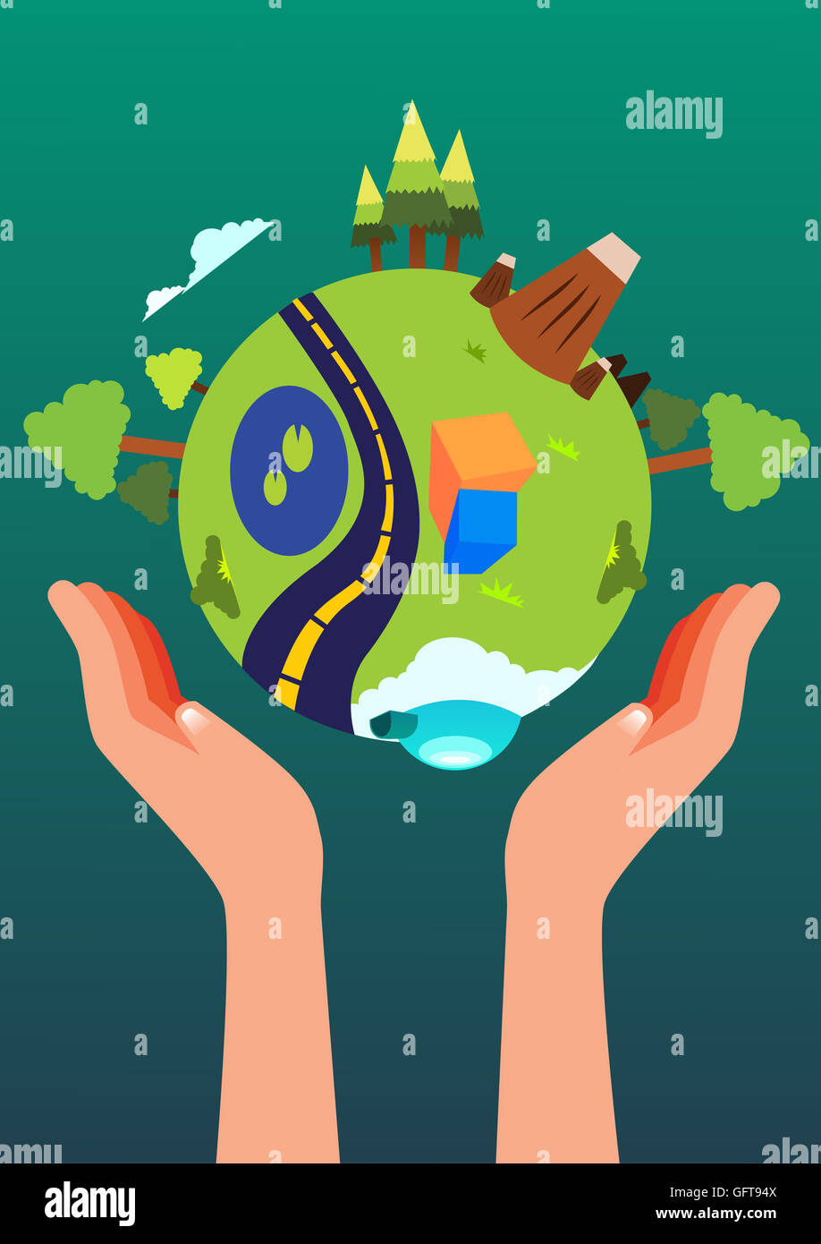 Save world save life Stock Photo - Alamy