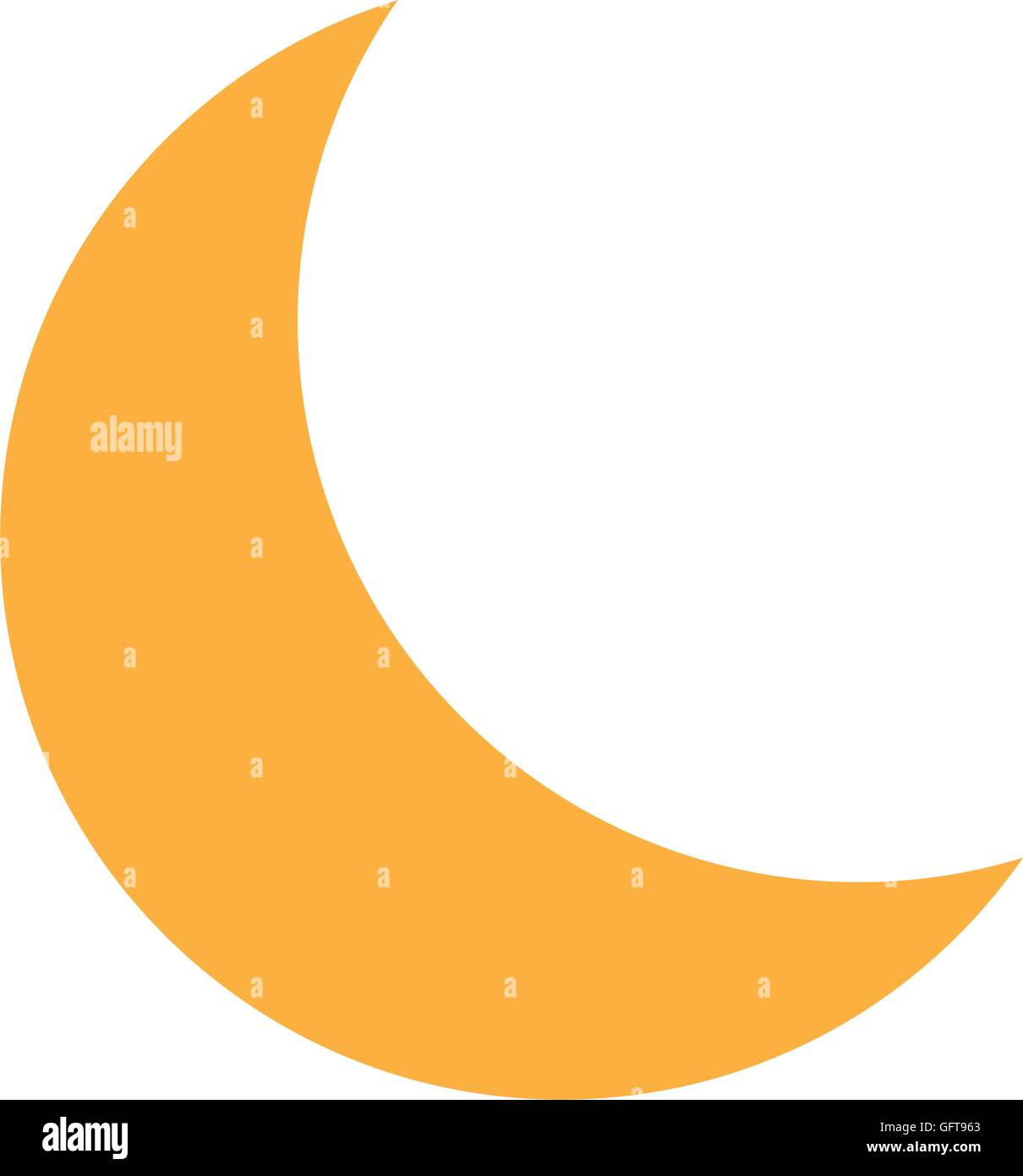 single moon icon Stock Vector Image & Art - Alamy