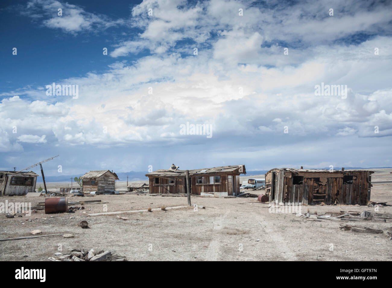 Abandoned buildings in the ghost town of Cisco Utah USA Stock Photo - Alamy