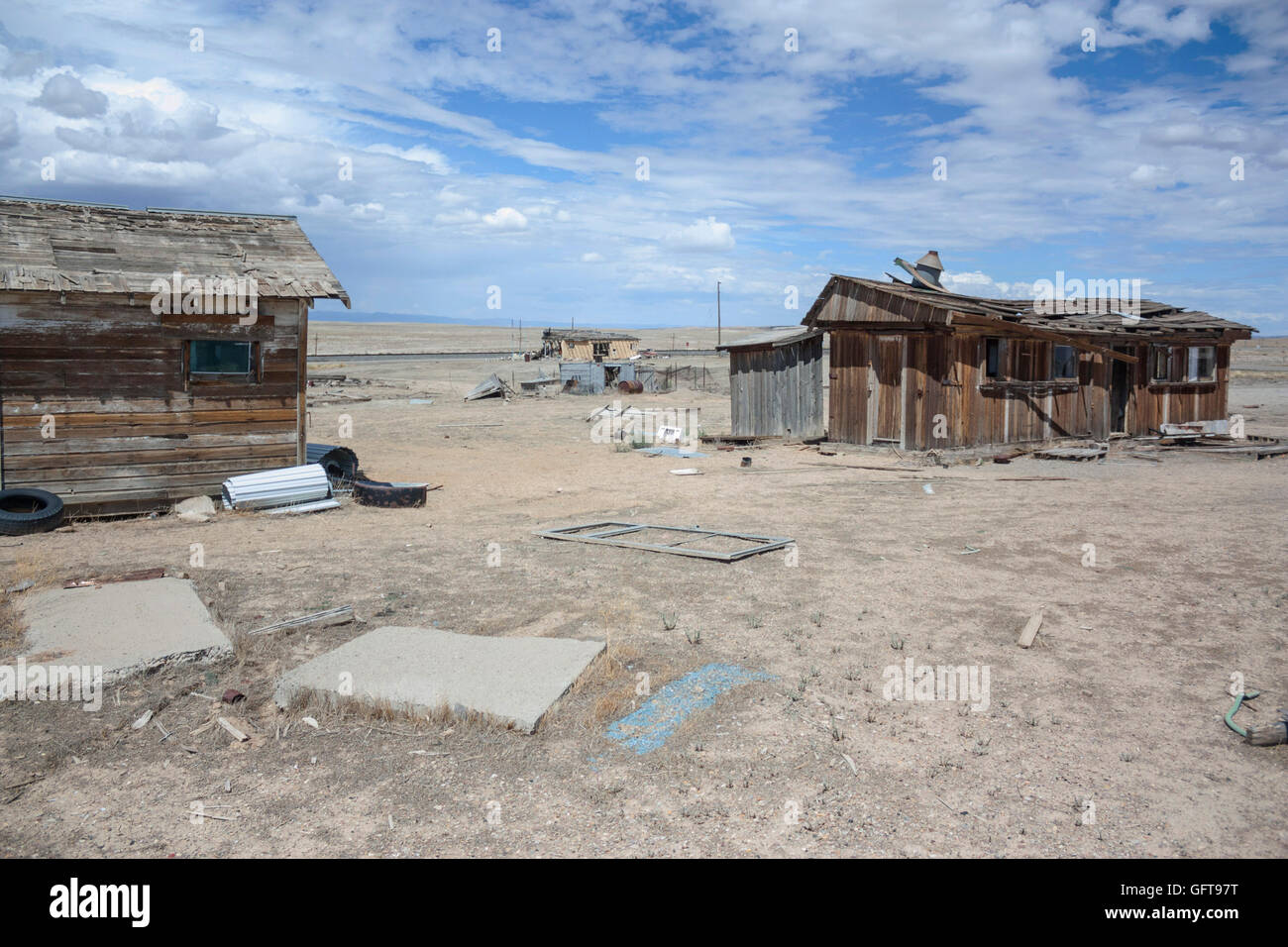 Abandoned buildings in the ghost town of Cisco Utah USA Stock Photo - Alamy