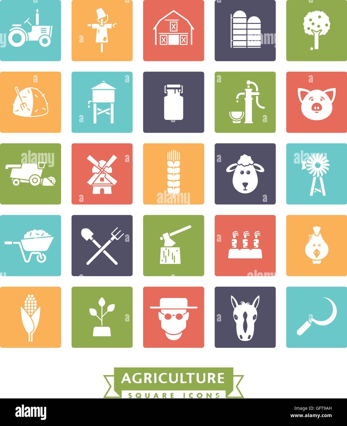 Pig farming vector vectors hi-res stock photography and images - Alamy