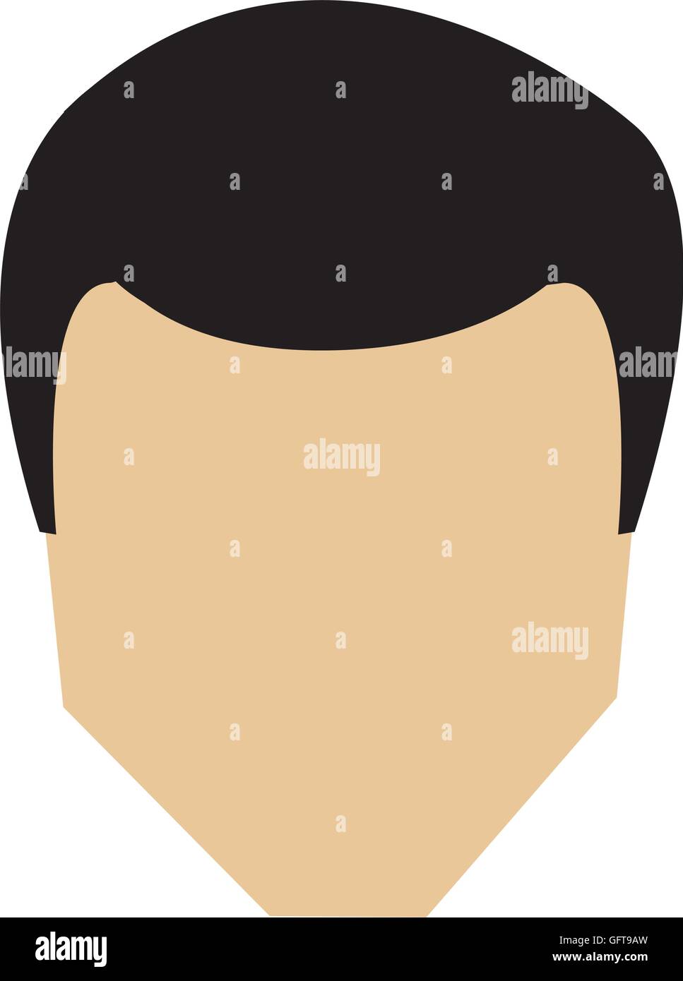 faceless head of man icon Stock Vector Image & Art - Alamy