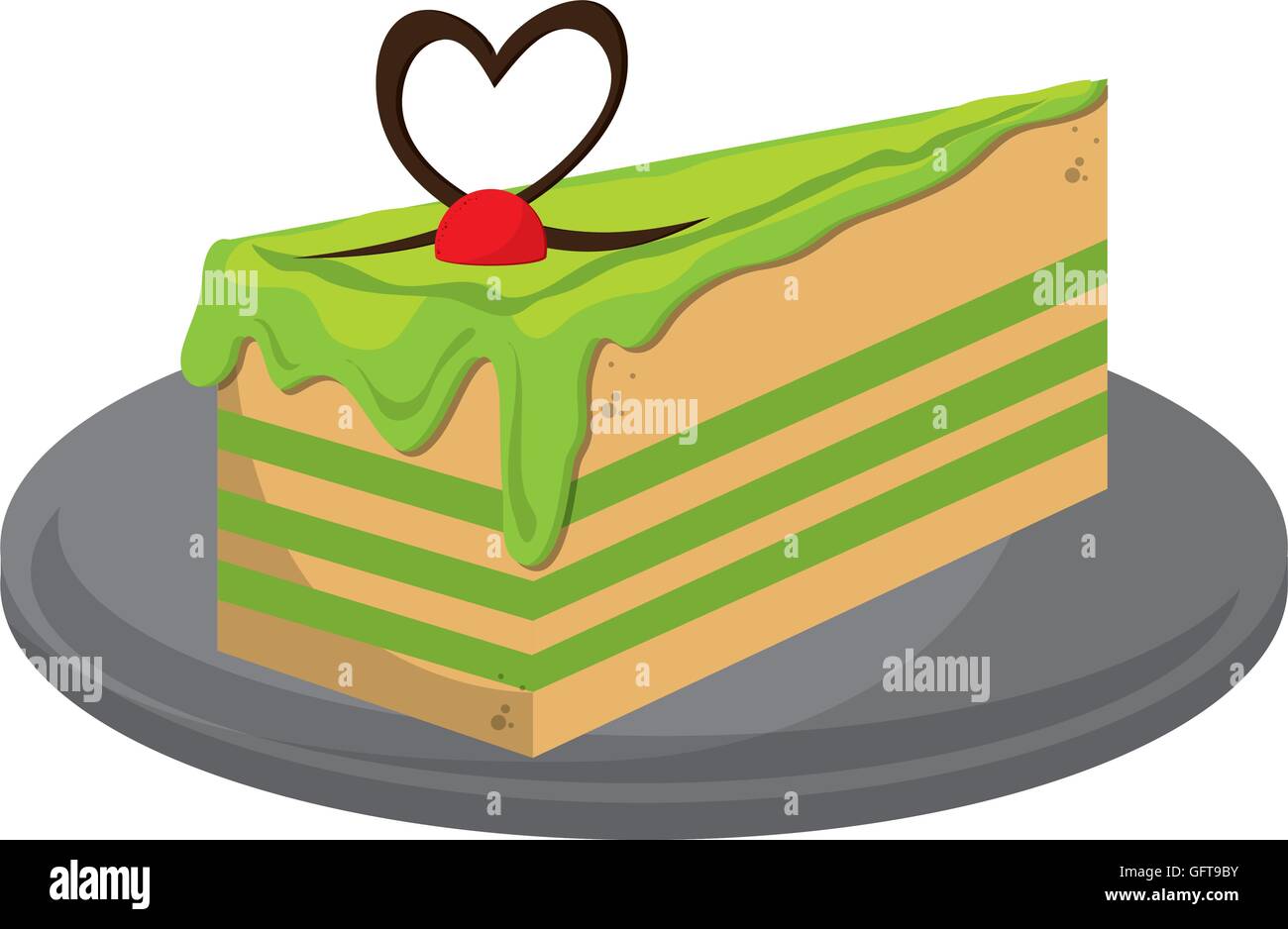 cheesecake slice icon Stock Vector Image & Art - Alamy