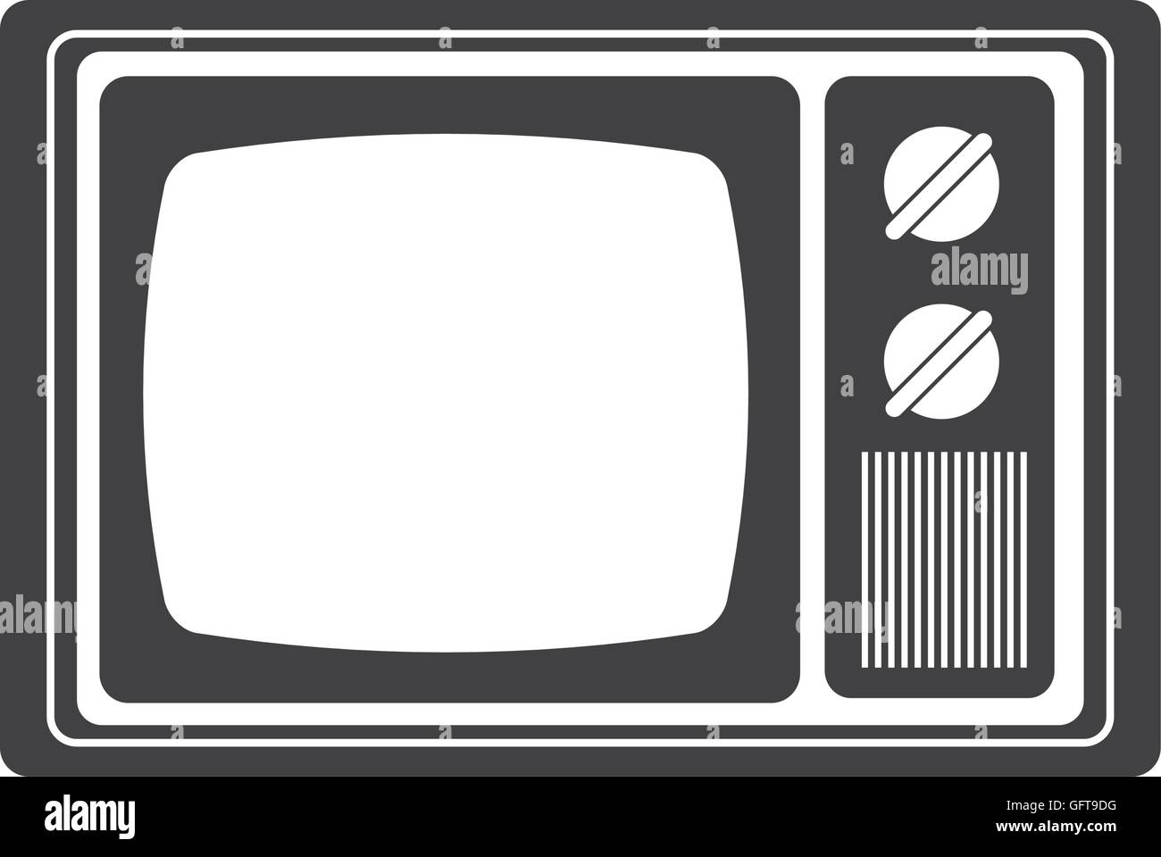 retro classic tv icon Stock Vector Image & Art - Alamy