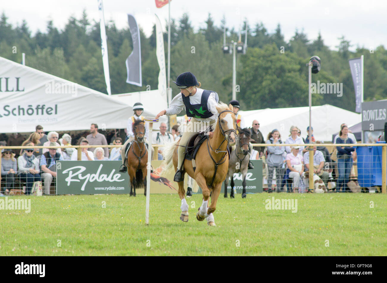 Pony club competition Stock Photo - Alamy