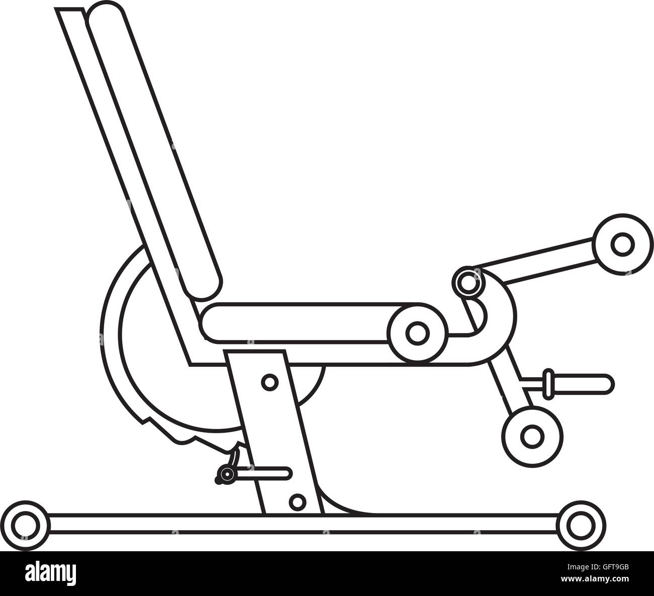 gym bench icon Stock Vector Image & Art - Alamy