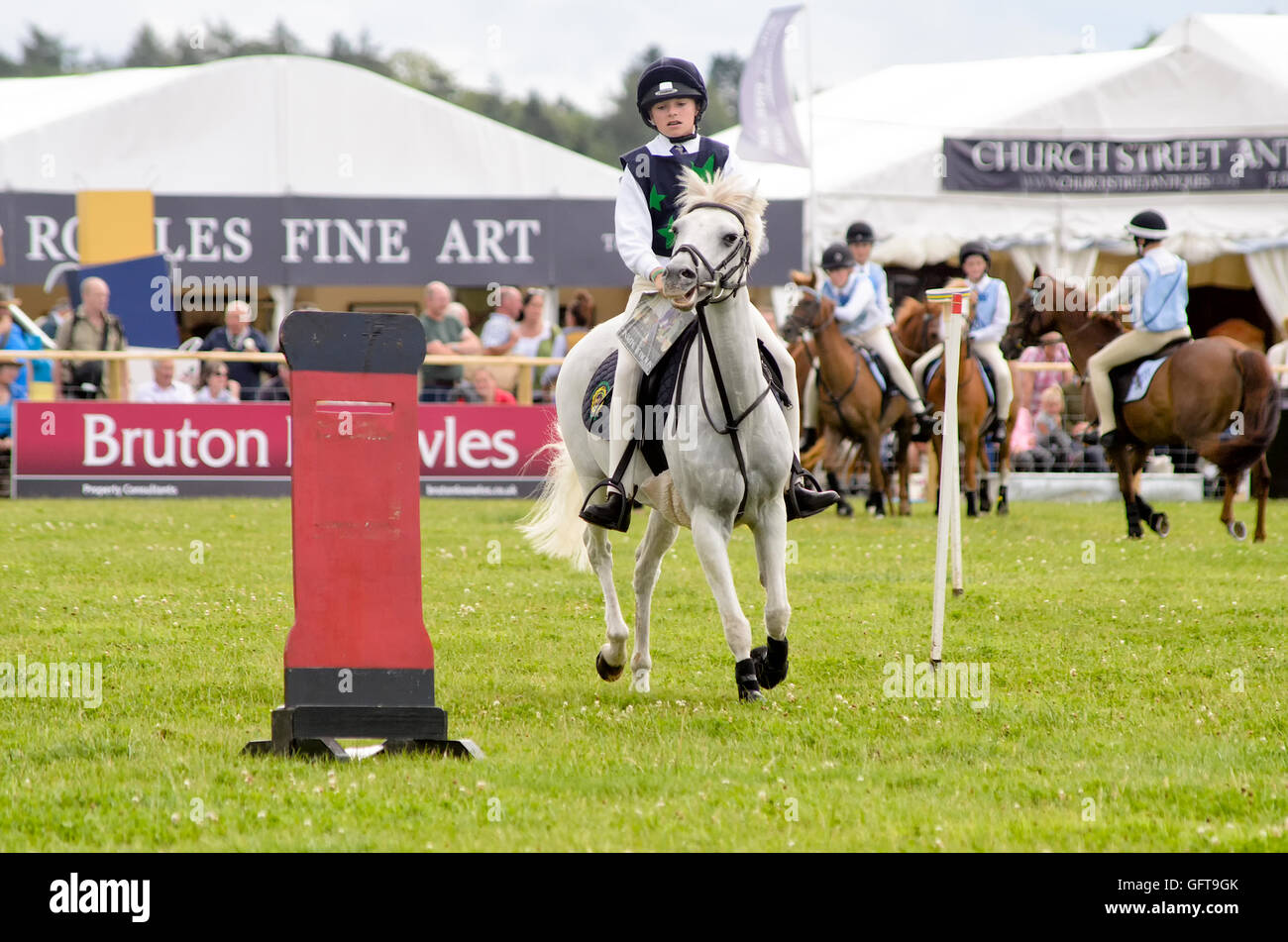 Pony club competition Stock Photo - Alamy