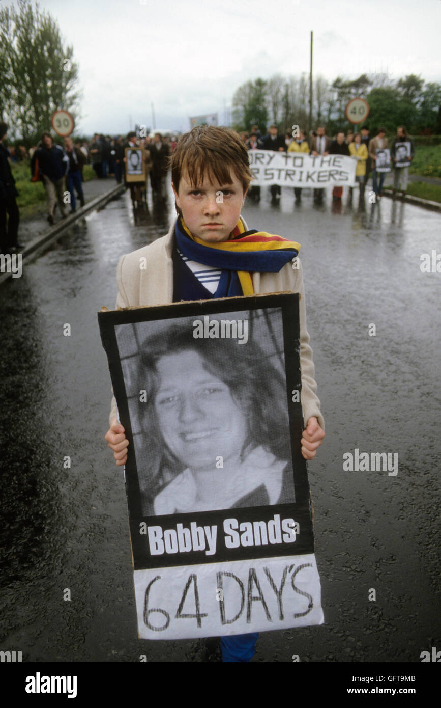 Bobby sands hunger strike hi-res stock photography and images - Alamy