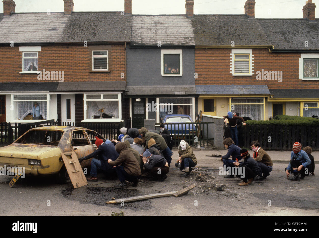 Belfast Troubles 1980s Northern Ireland High Resolution Stock ...