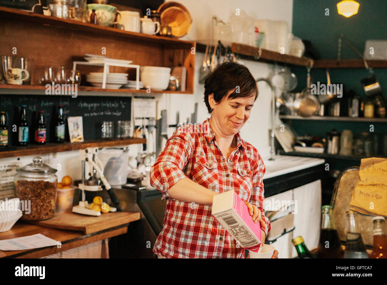 Small commercial kitchen hi-res stock photography and images - Alamy